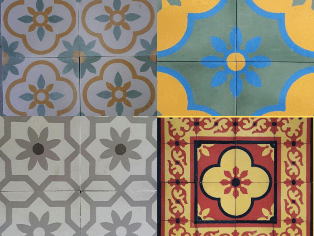 Lantai Tegel Terramix Motif Geometris